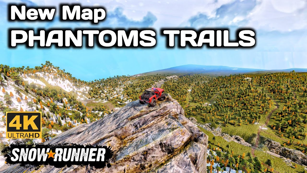 New Map PHANTOMS TRAILS In SnowRunner Season 15 #snowrunner #truck #4k ...