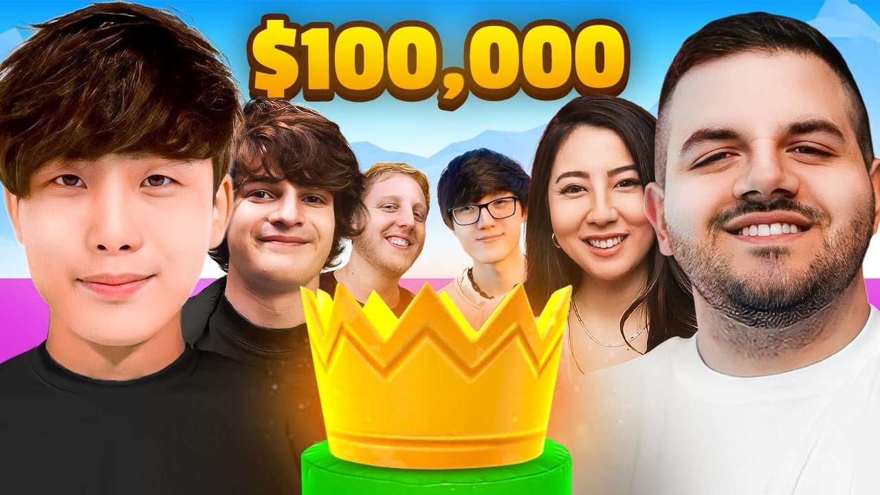 $100,000 STREAMER FALL GUYS TOURNAMENT! - YouTube