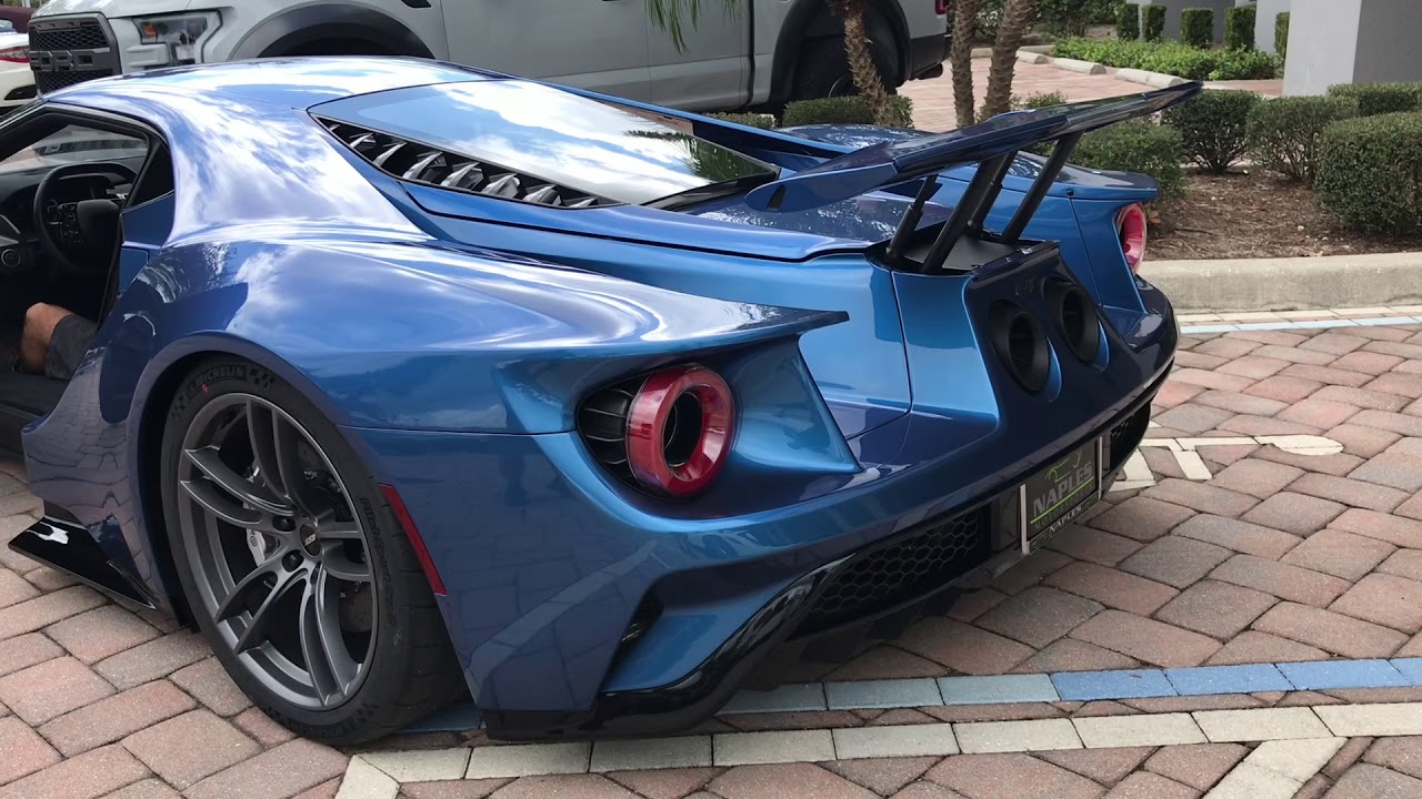 John Cena’s Ford GT Cold start REVS and DRIVE BY - YouTube