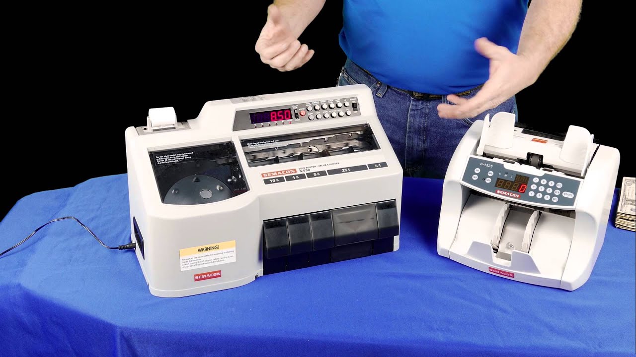 Money Counters Coin Counters and Dollar Bill Counters - YouTube