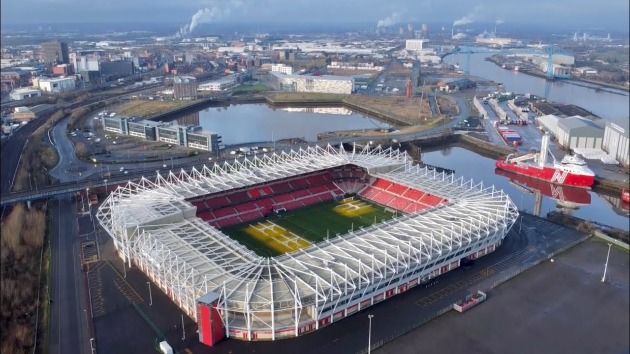 🇬🇧🏴󠁧󠁢󠁥󠁮󠁧󠁿 Middlesbrough - Transporter Bridge & Riverside Stadium - YouTube