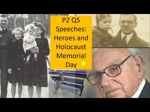 #gcse English Language P2 Q5 Speeches: Holocaust Memorial Day - YouTube