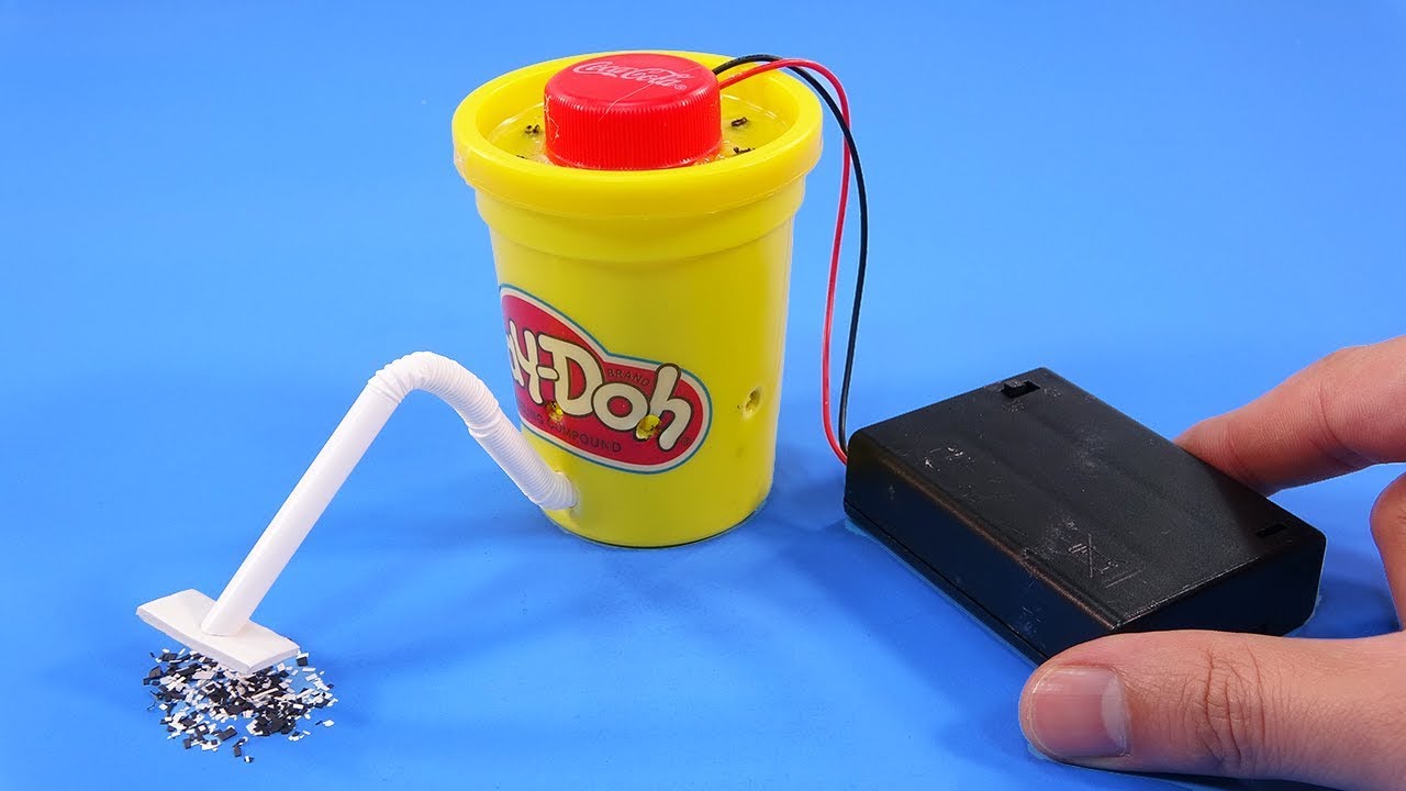 DIY How To Make Miniature Vacuum Cleaner from Play Doh Box (actually ...