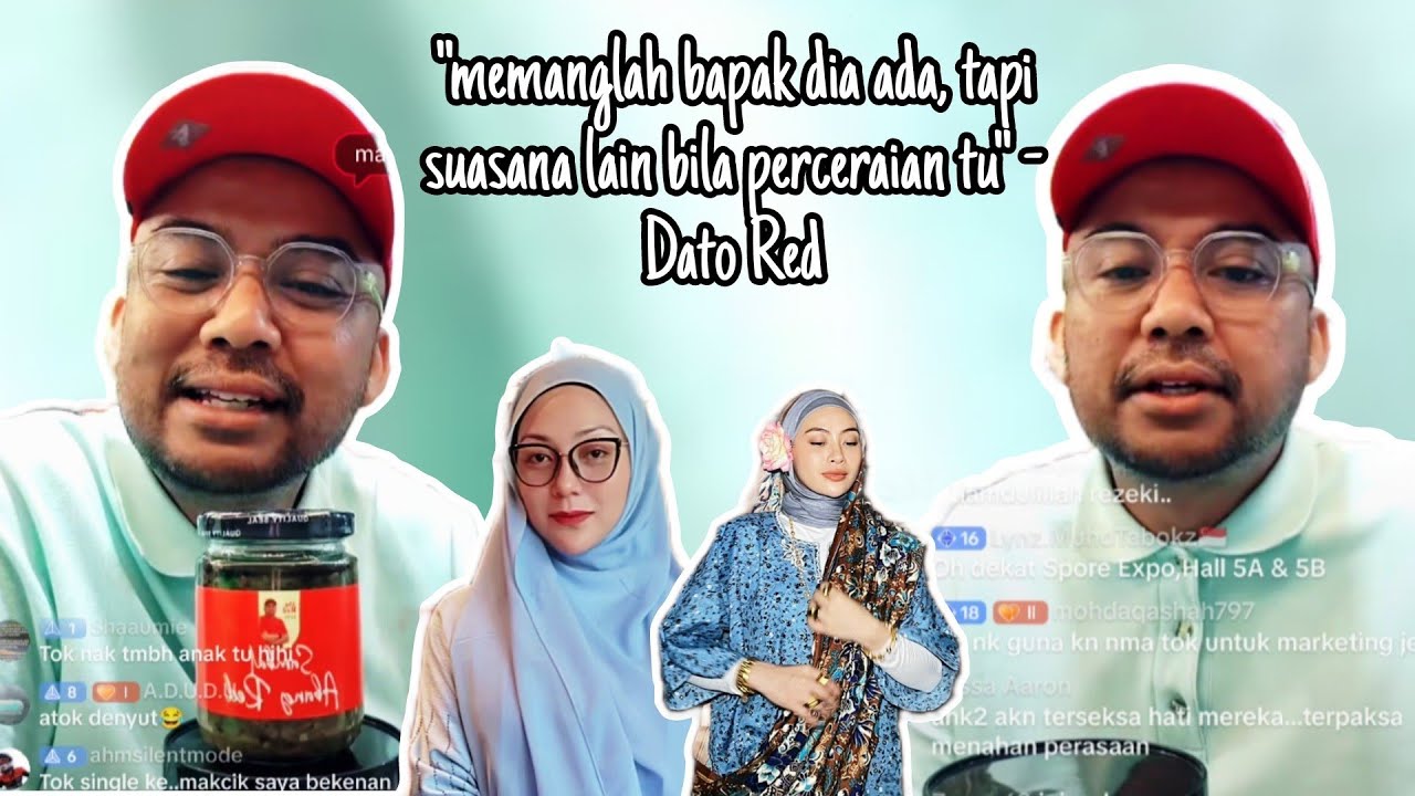 Dato Red Pernah Merayu Untuk Tidak Bercerai, Fikir Nasib Anak - YouTube