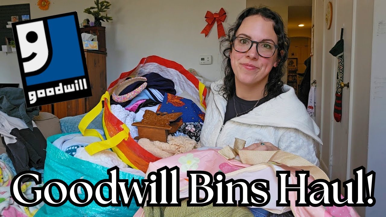 I Was Way Under Charged...Goodwill Bins Thrift Haul To Resell Online ...