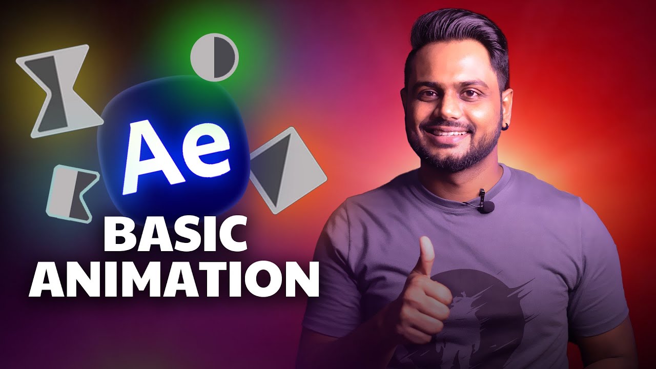 Composition & Basic Animation EP02 | Sinhala Tutorial } Adobe After Effect Basic - YouTube