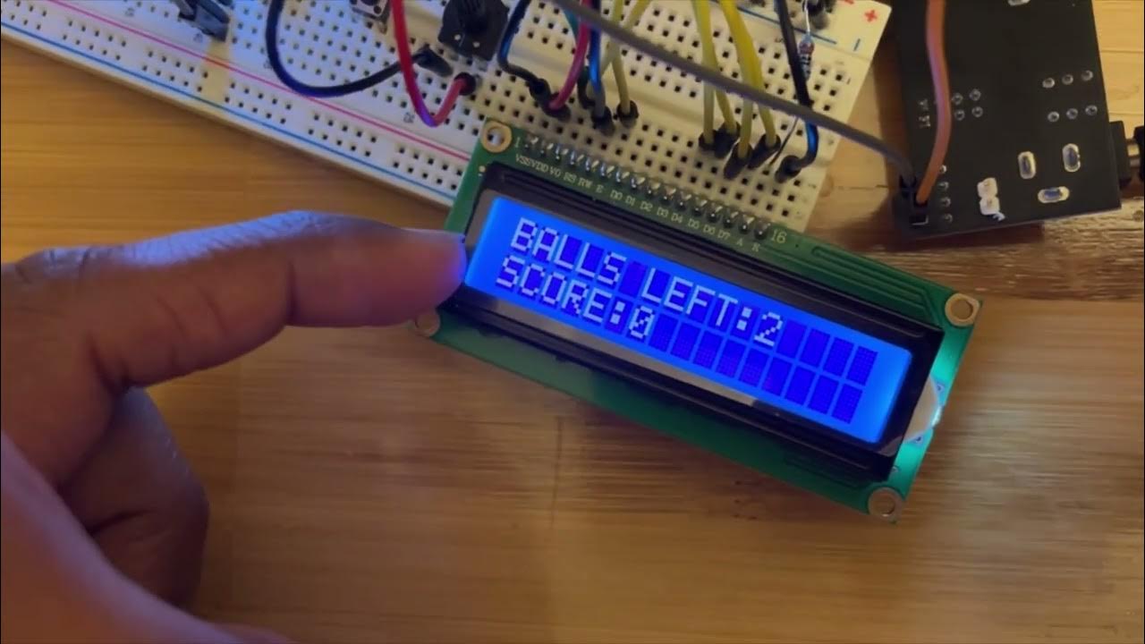 Pinball machine using arduino midterm project - YouTube