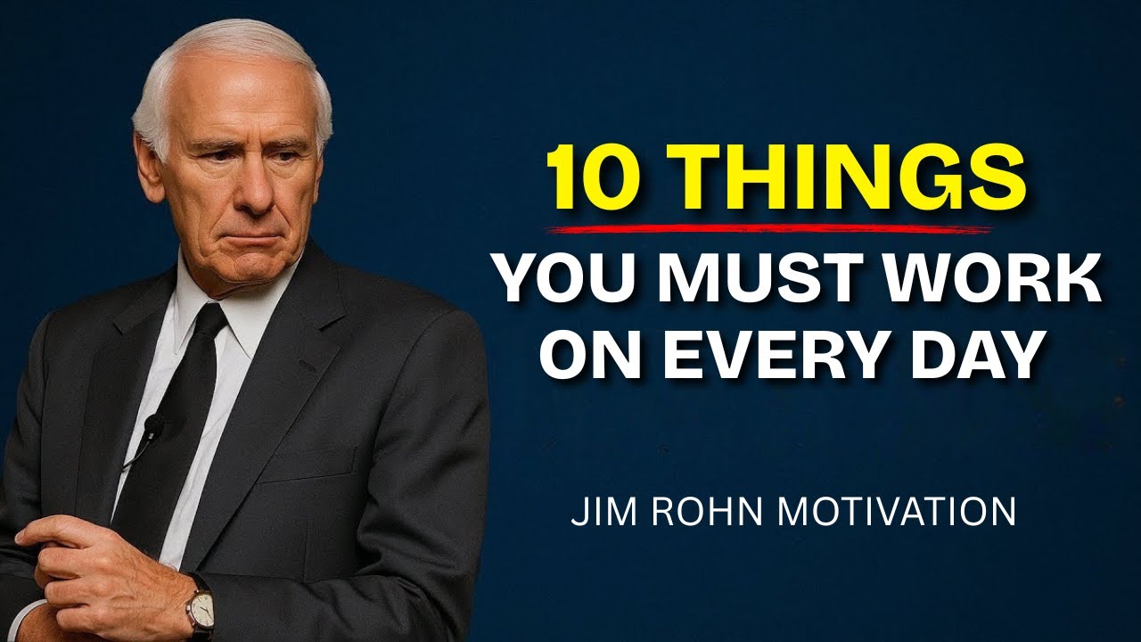 10 Things You Must Work On Every Day | Jim Rohn Motivation for Daily ...