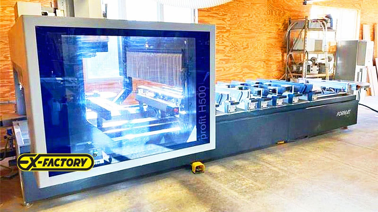 FELDER PROFIT H500 16 38 5 Axis CNC Pod & Rail CNC Router - YouTube