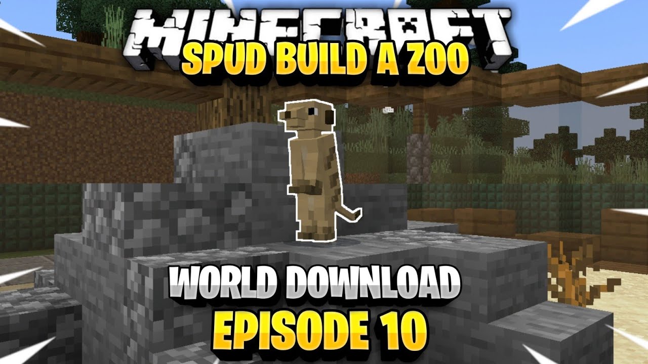 Meerkat Enclosure + World Download! : Let's Build A Zoo in Minecraft ...