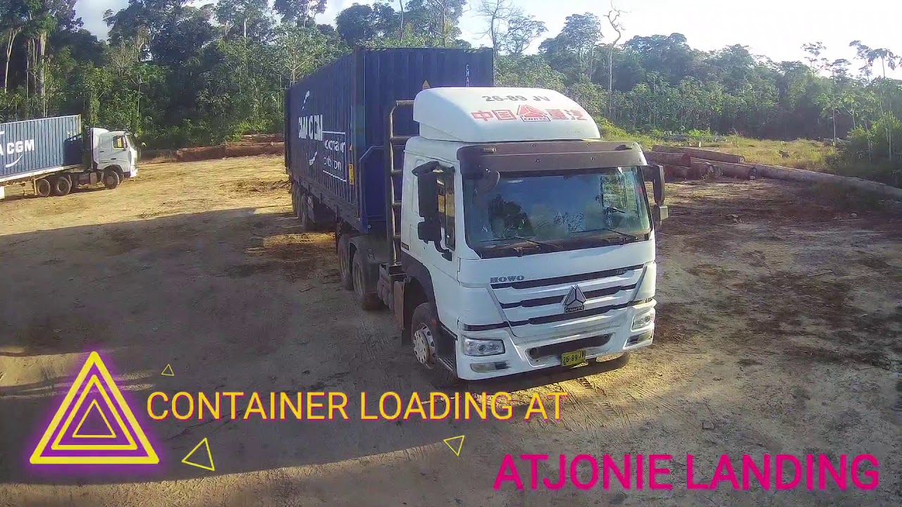Container loading First Timber N.V. - YouTube