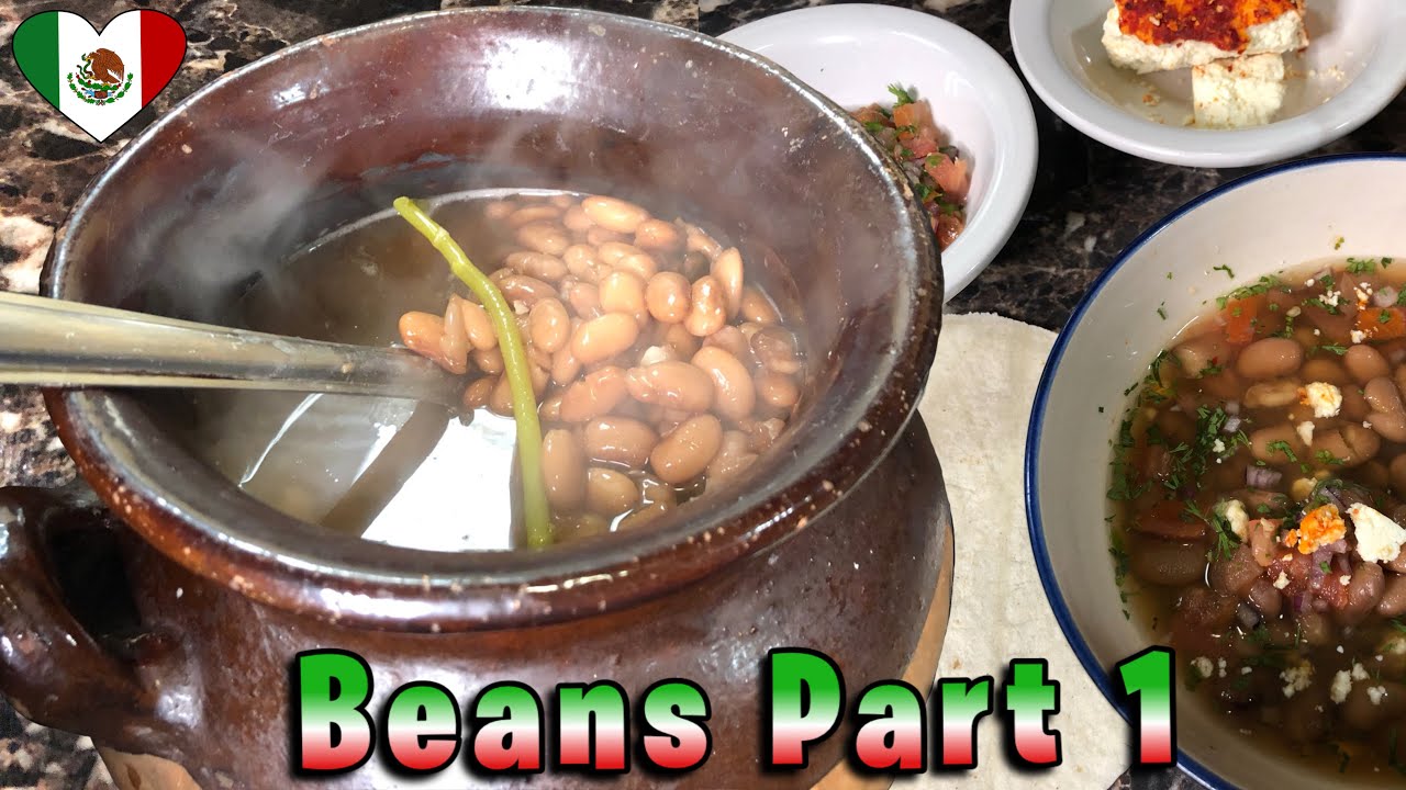 I ️ 🇲🇽 Food Mexican Beans From The Clay Pot - How To Make Pinto Bean ...