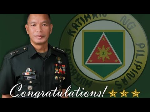 PBBM's new Army Commander LTGEN ROY M GALIDO PA #philippinearmy # ...
