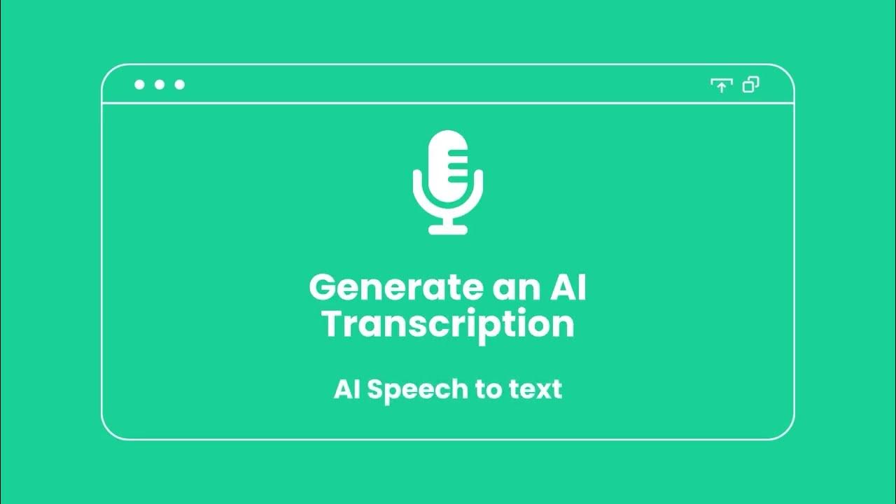 AI Trnscription - YouTube