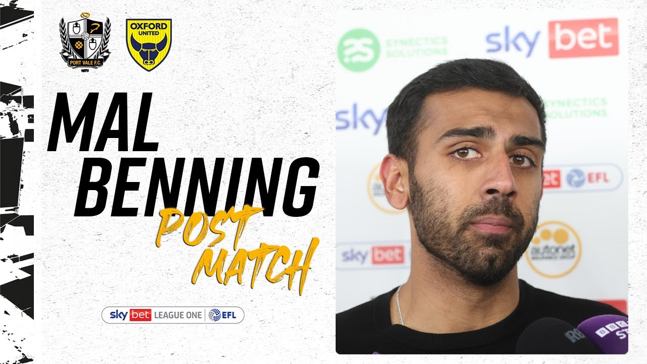 Post Match | Mal Benning speaks to the press following Oxford United ...