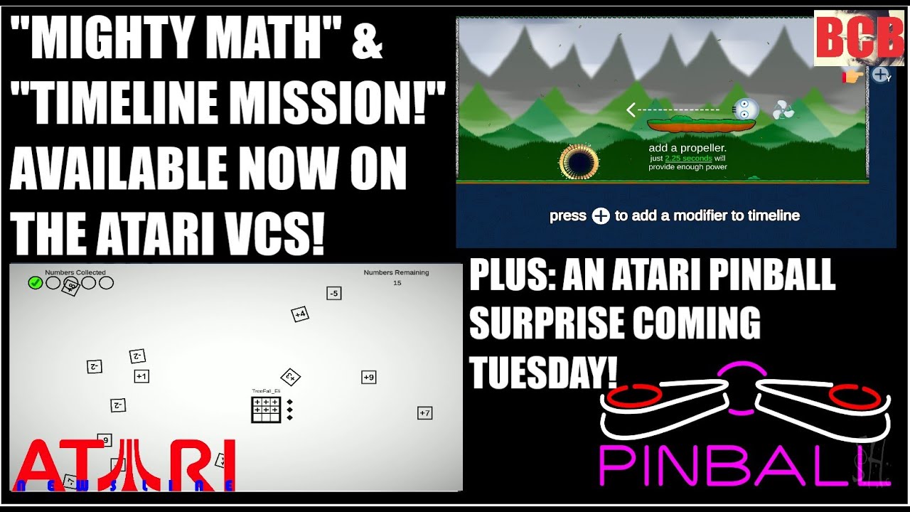 MIGHTY MATH & TIMELINE MISSION! Available NOW on Atari VCS! Plus: Atari ...
