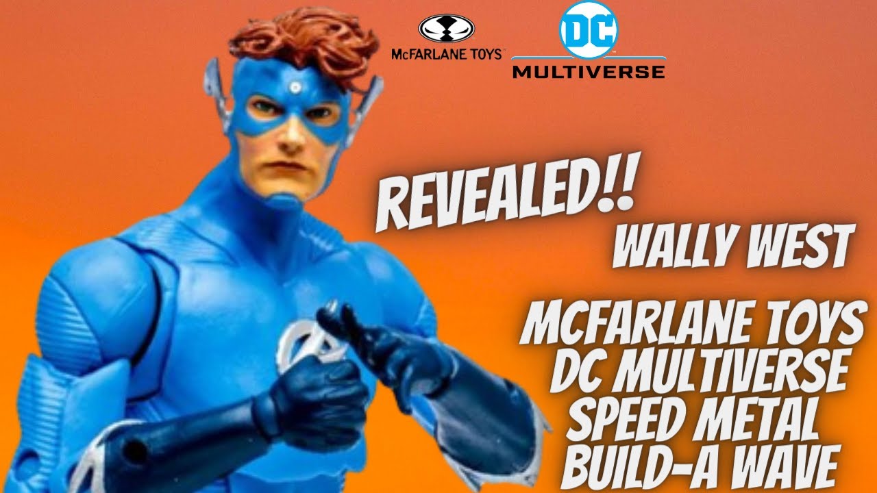 McFarlane Toys DC Multiverse Speed Metal Build-A-Wave Wally West Figure ...