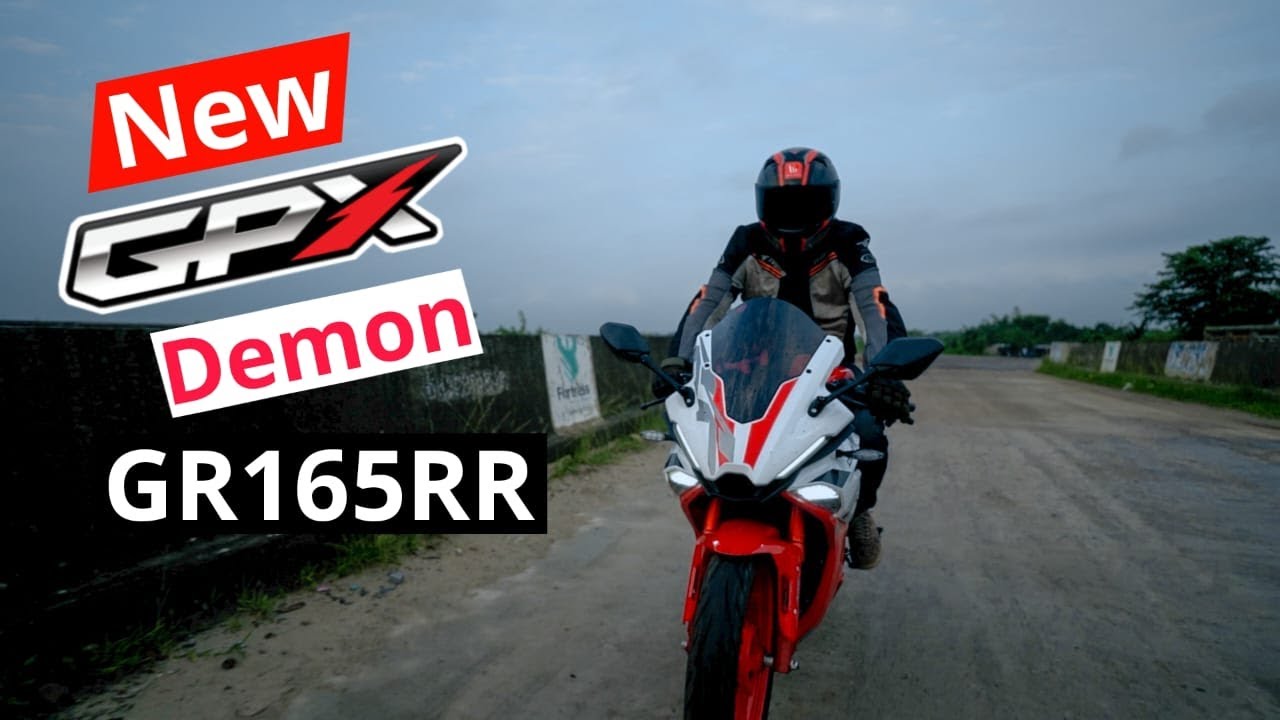 New GPX Demon GR165RR: ABS & 4 Valve Engine - YouTube