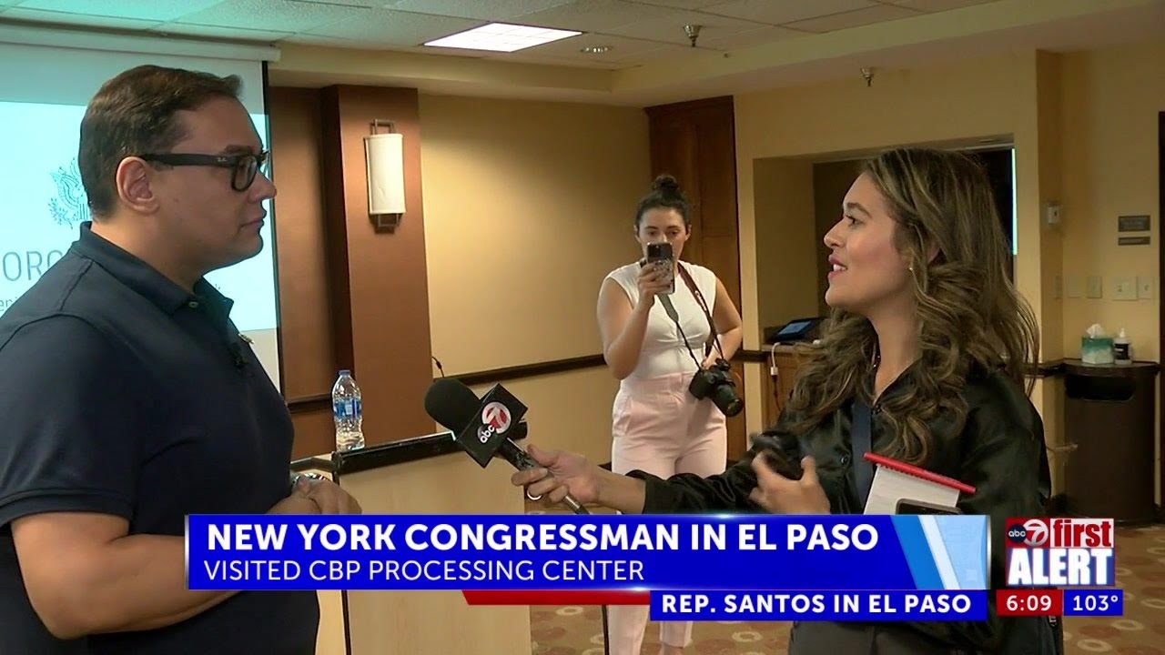 Congressman George Santos visits El Paso and tours CBP Processing ...