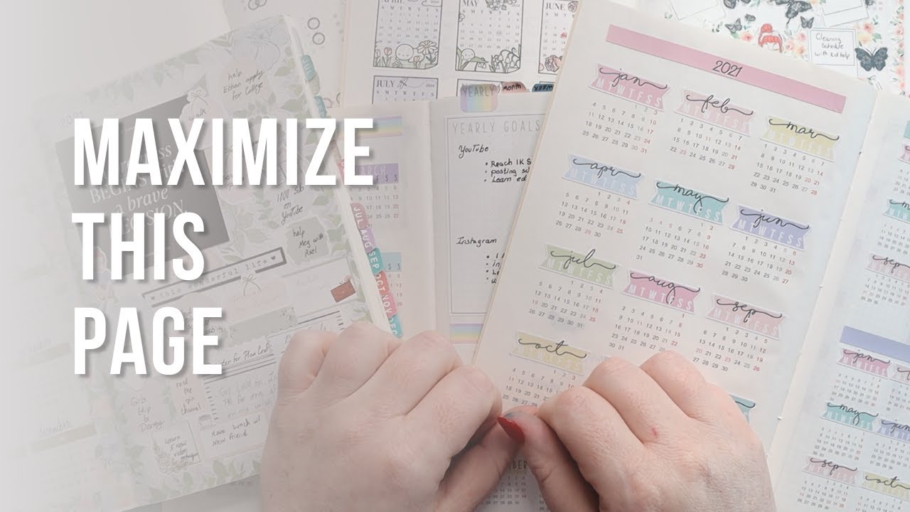 How to Use Your Planner: Unlock the Potential of Your Year-at-a-Glance ...