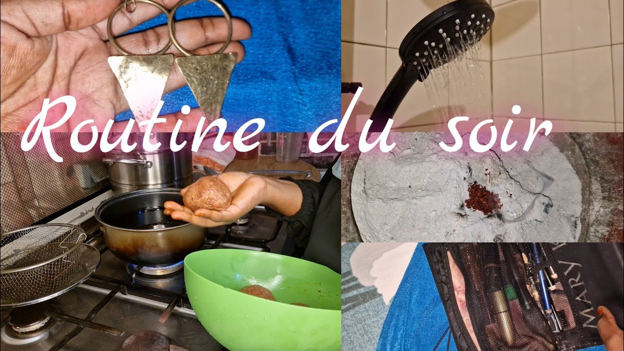 Routine du soir / Dîner rapide/ Gommage du corps/ se faire belle pour chéri / Umm_Ismail/ Mali ...
