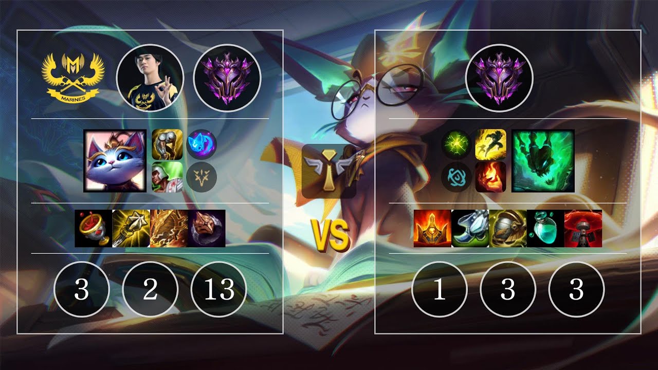 GAM Palette Yuumi vs Thresh Sup - KR Master Patch 10.10 - YouTube
