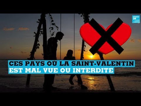 Ces pays où la Saint-Valentin est mal vue ou interdite - YouTube