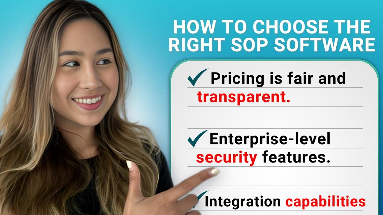 How To Choose The Right SOP Software For Your Business - YouTube