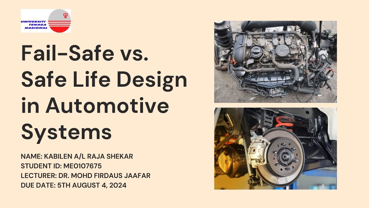Fail-Safe vs. Safe Life Design in Automotive Systems - YouTube