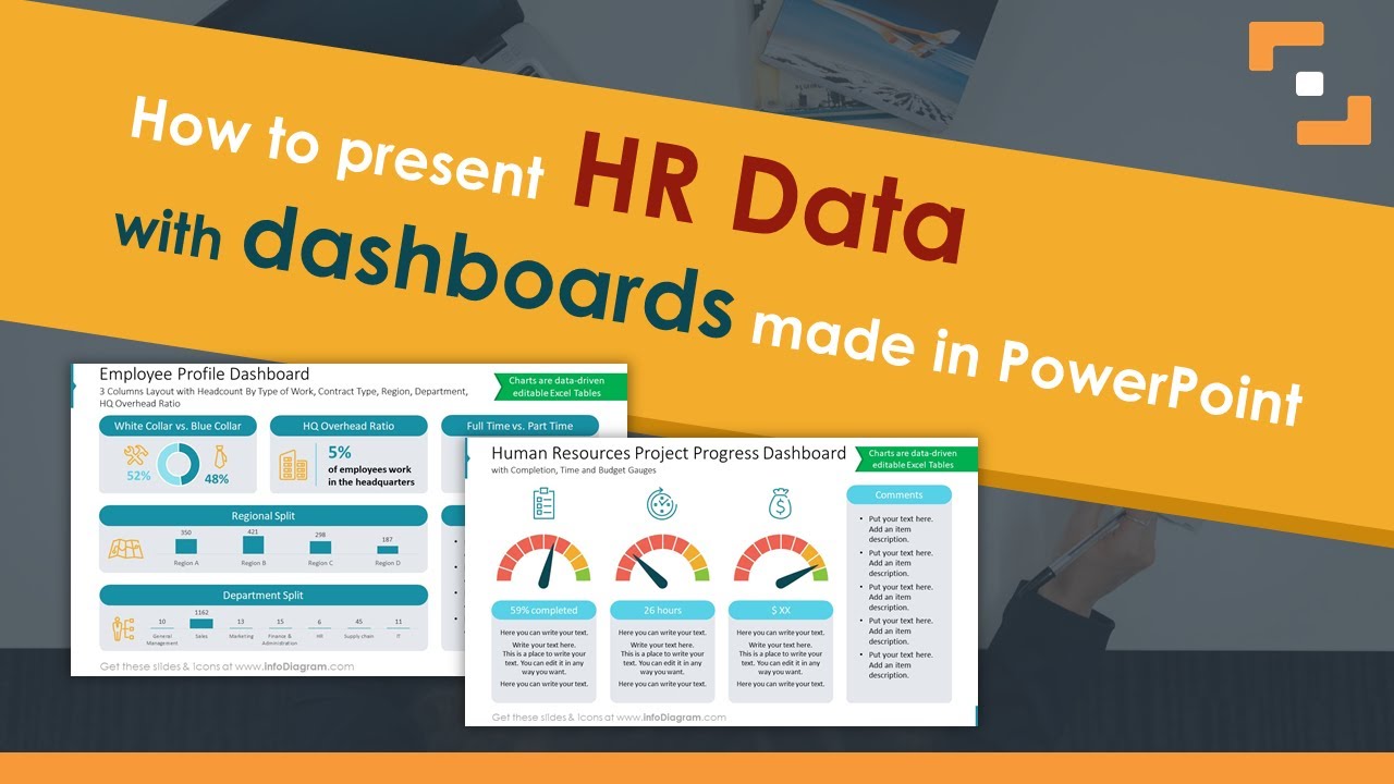 Creative Powerpoint HR Data with Dashboards - YouTube