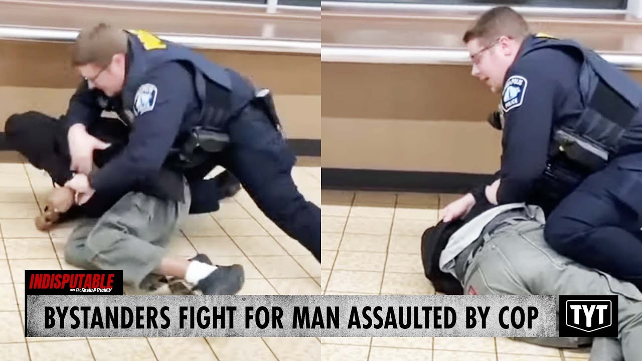 Bystanders Fight For Man Assaulted By Cop - YouTube