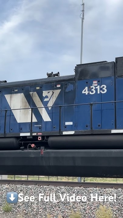 MRL 4313 on BNSF Coal Load!! - YouTube