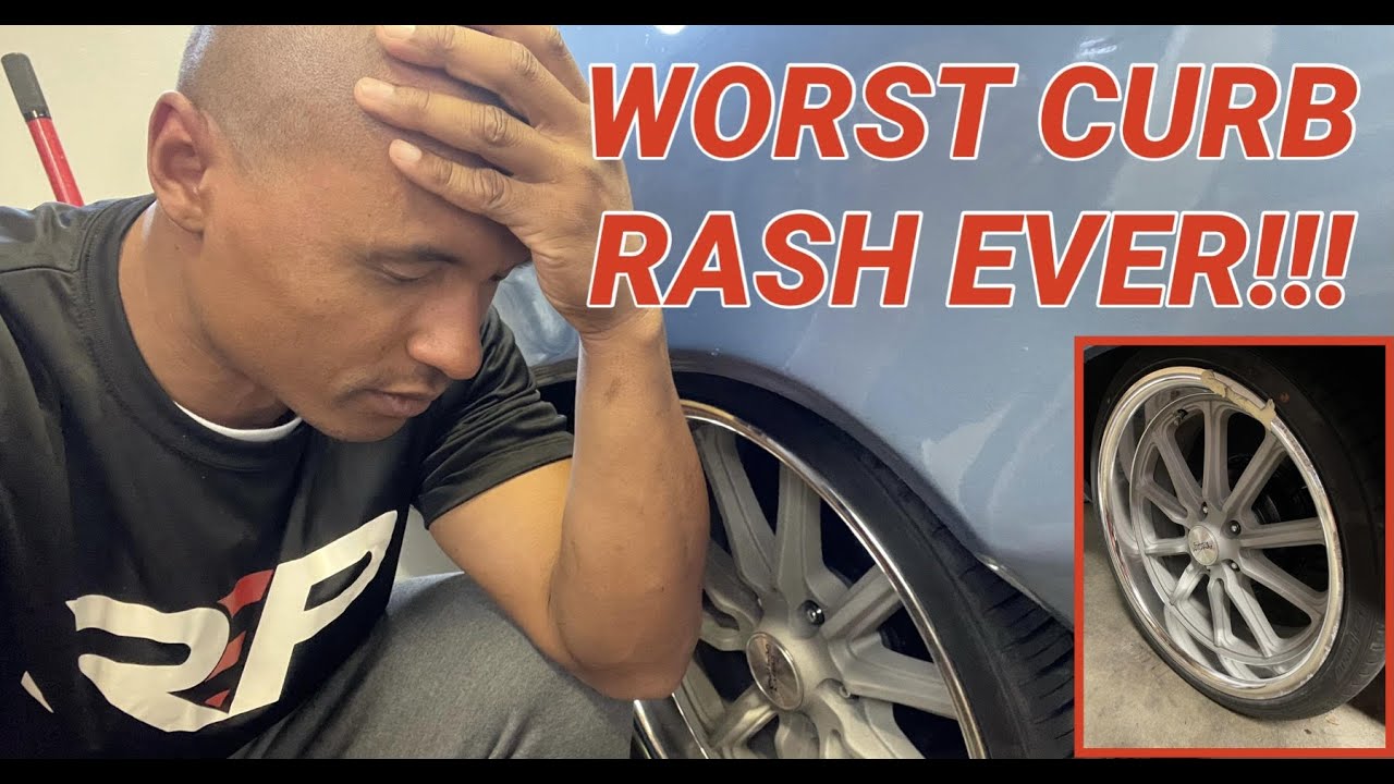 HOW TO FIX CURB RASH | SAND & POLISH | BILLET ALUMINUM WHEELS | FULL ...