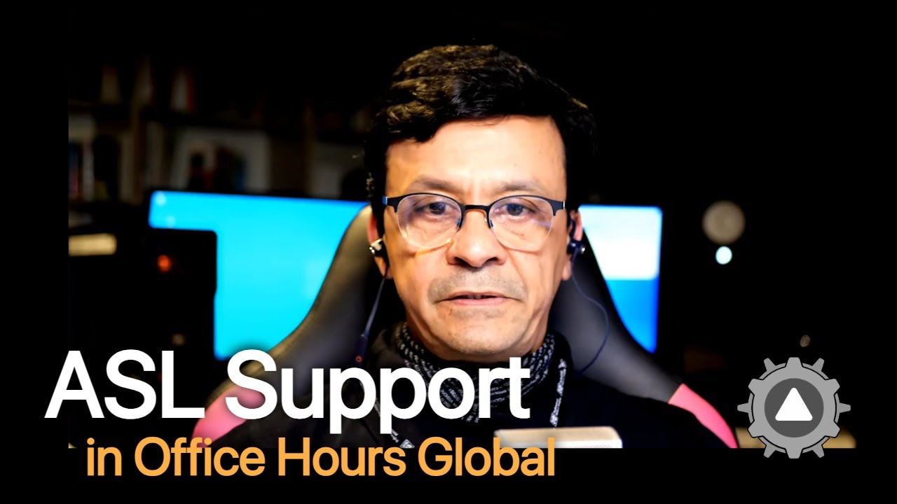 ASL Support in Office Hours - YouTube