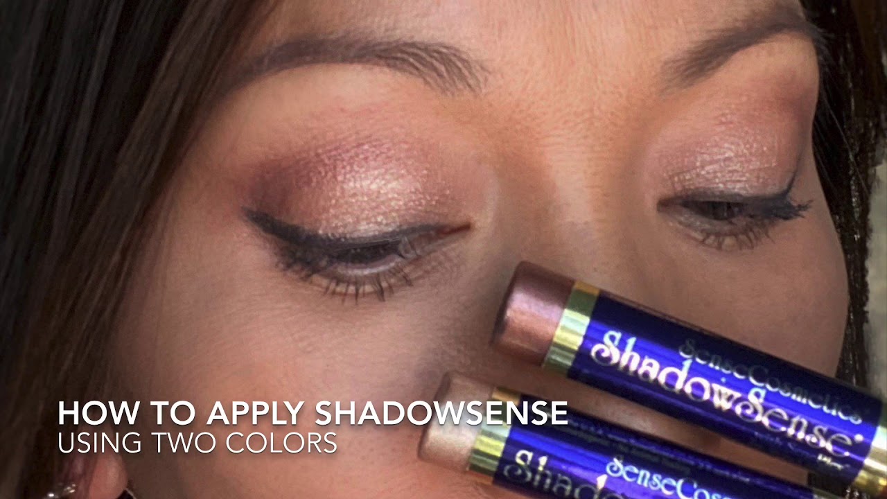 How to Apply with Two Shadowsense colors: Candied Cocoa Shimmer and ...