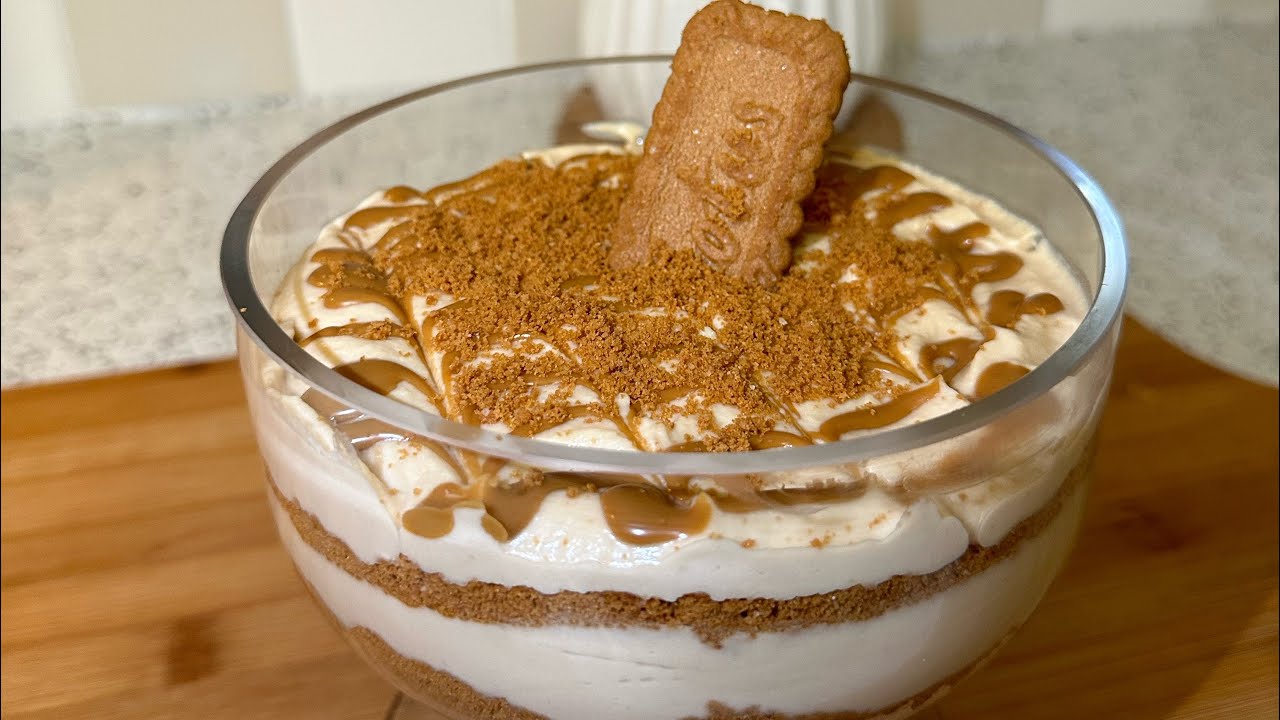 How to Make a Creamy Lotus Biscoff Dessert with Just Four Ingredients 😍 ...