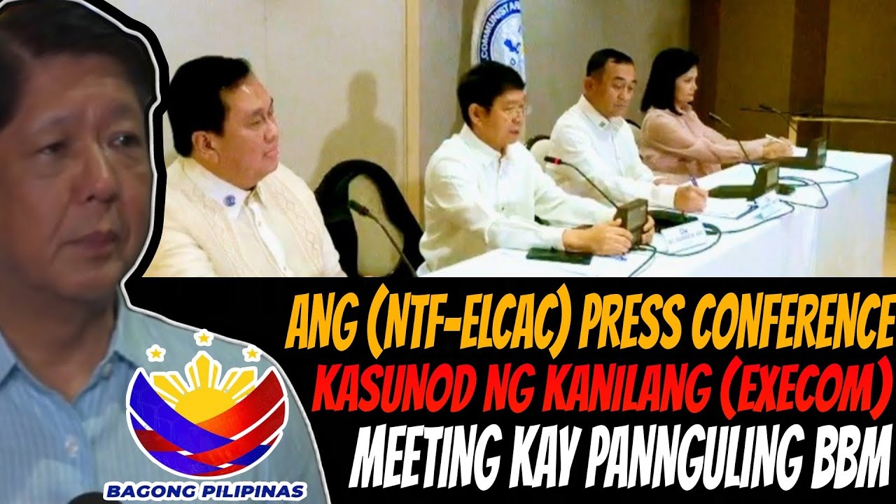 ANG (NTF-ELCAC) PRESS CONFERENCE KASUNOD NG KANILANG EXCUTIVE COMMITTEE ...