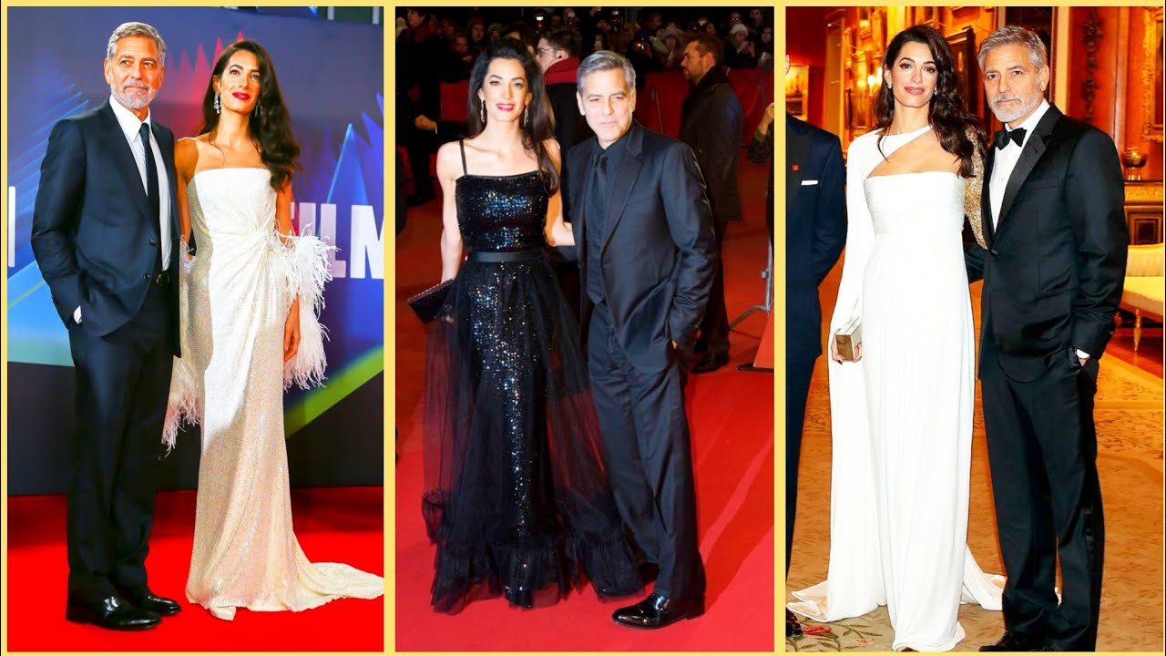 Amal Clooney and George colony Each other Lovely Photos - YouTube