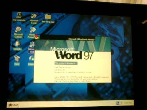 Stary laptop IBM ThinkPad 370C - YouTube