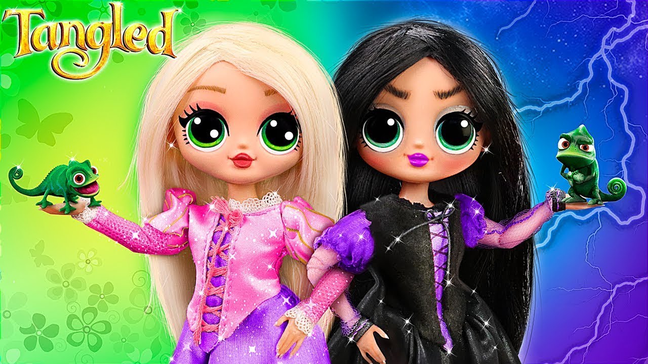 Rapunzel Buona vs Rapunzel Cattiva / 30 Lavoretti Fai-da-te per le LOL ...