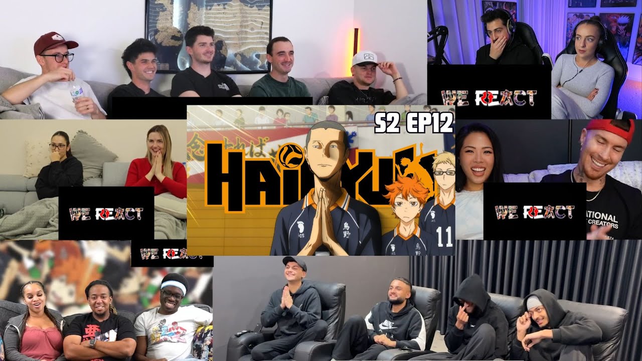 Haikyuu Season 02 Episode 12 | Reaction Mashup - YouTube