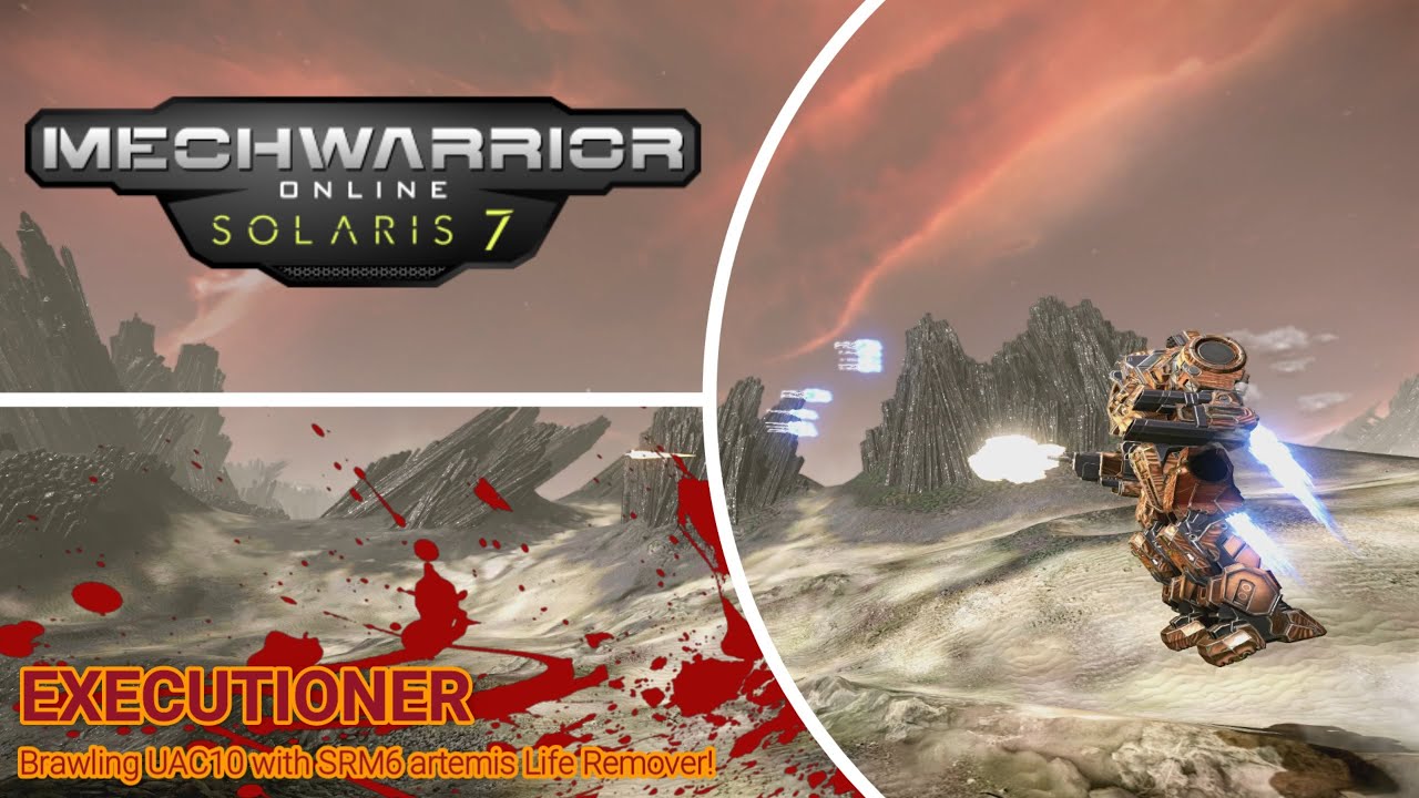 Mechwarrior Online - Executioner Brawling UAC10 with SRM6 artemis Life ...