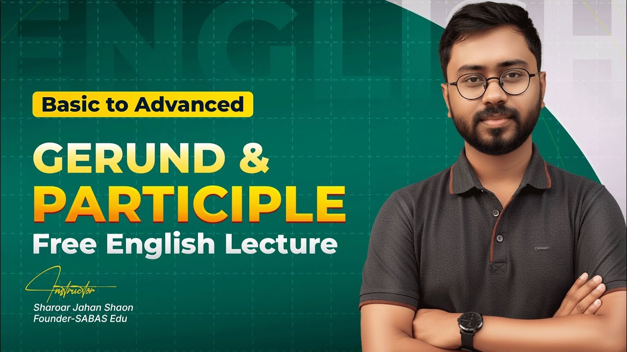 Class 14 | Topic- Gerund & Participle | Job | Admission | English Free ...