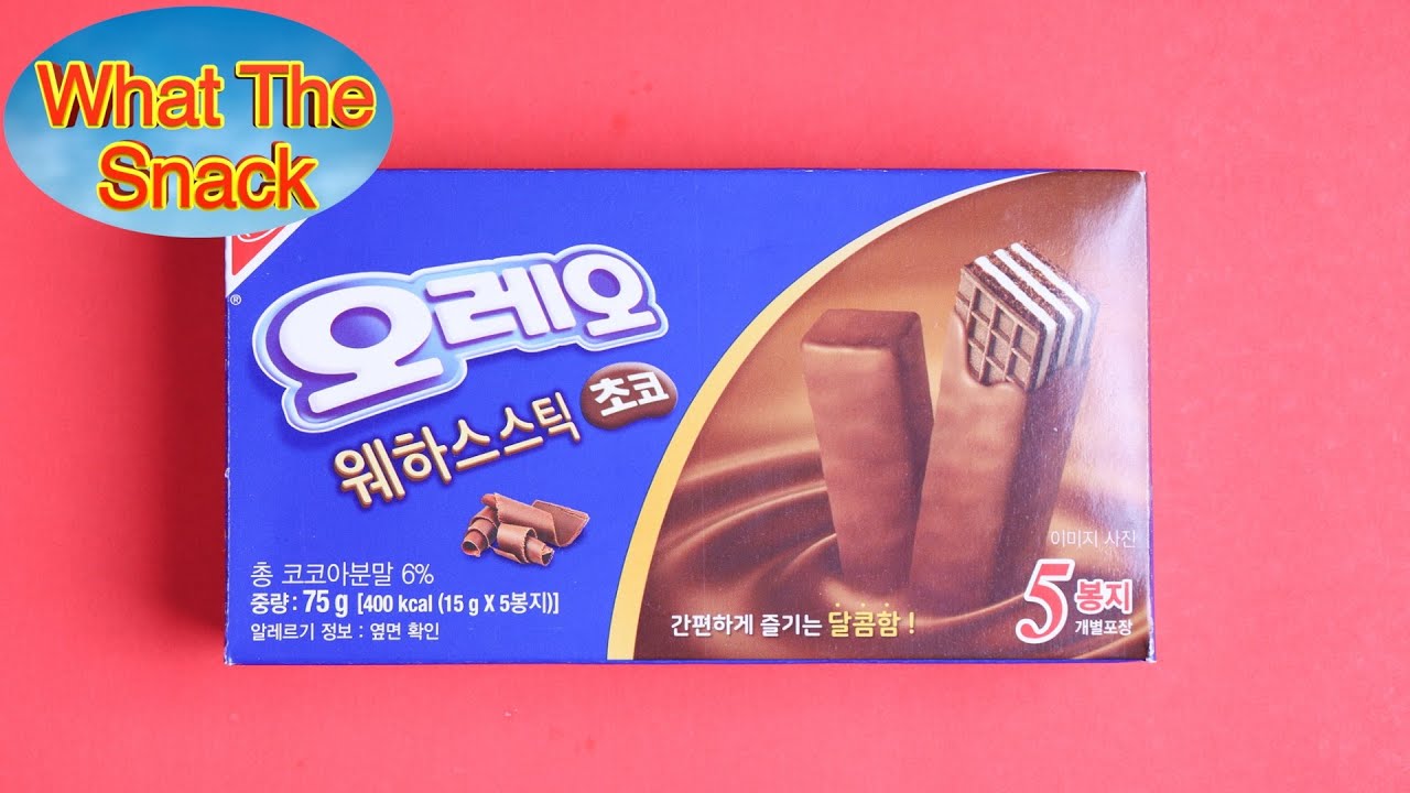 Oreo Wafer Sticks (Japan) - YouTube