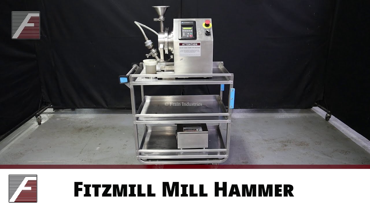 Fitzmill Hammer Mill Demonstration - YouTube