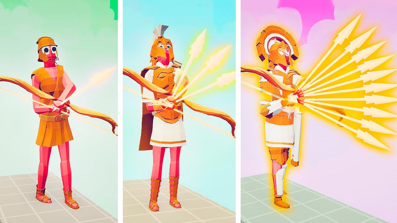 EVOLUTION OF LIGHT SUPER ARCHER | TABS Totally Accurate Battle ...