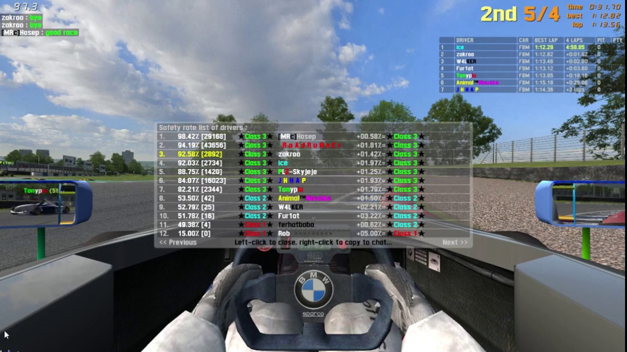 race bmw formula fbm server: MRC formula bmw. Live for Speed - YouTube