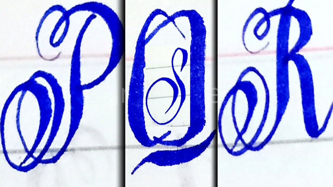 how to use cut marker| cursive writing style 😍👍 for the beginners - YouTube