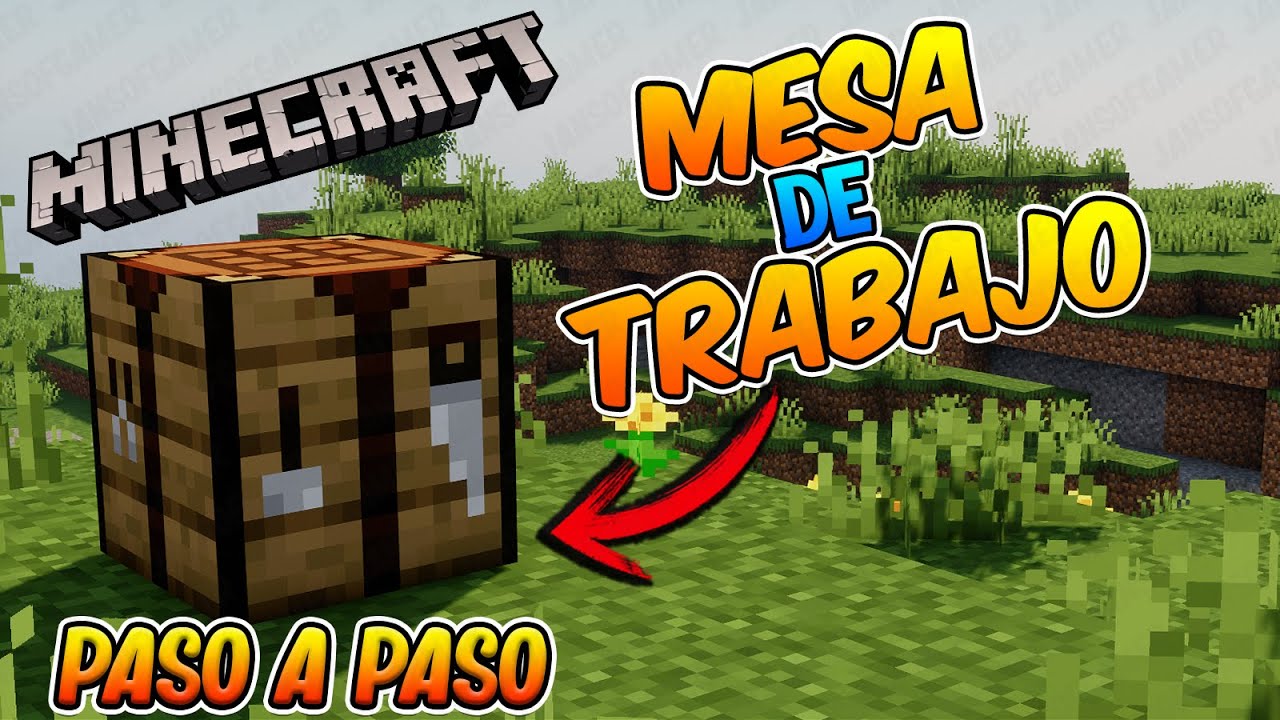 🌟Como Hacer MESA DE TRABAJO en MINECRAFT🌟ASI de FACIL - YouTube