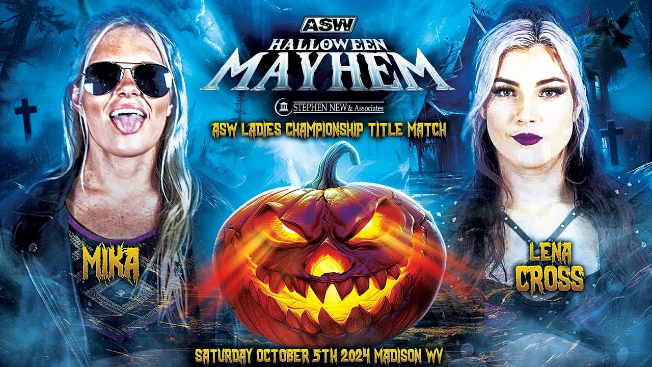 Halloween Mayhem: Lena Cross vs Mika for the ASW Womens Championship ...